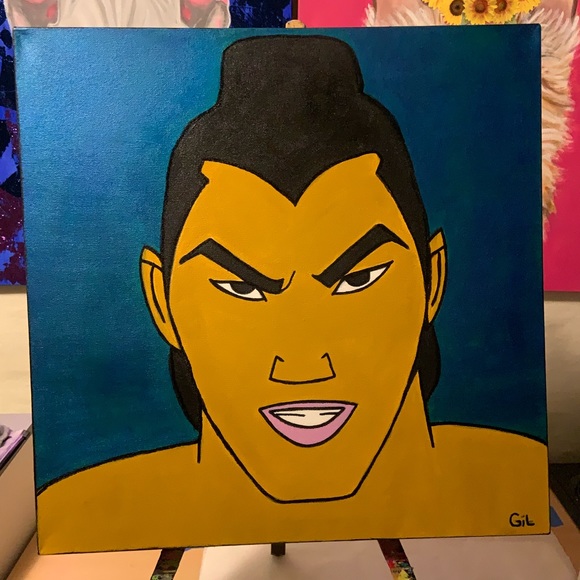 paint by Gil | Art | Li Shang Disney Mulan Painting | Poshmark